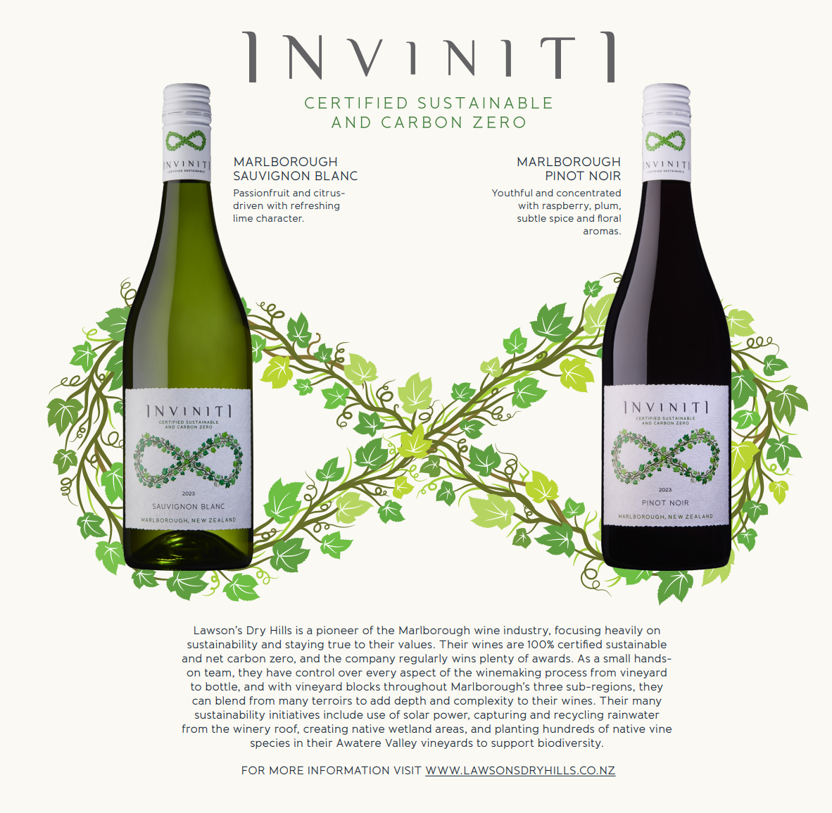 Inviniti New Zealand Sauvignon Blanc – Crown Cellars